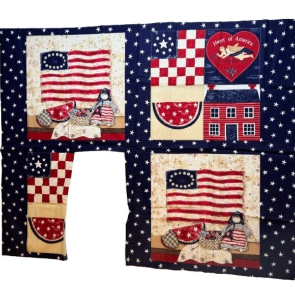 Hand Crafted | Office | 5 Fabric Craft Panel Material Childrens Wall ...